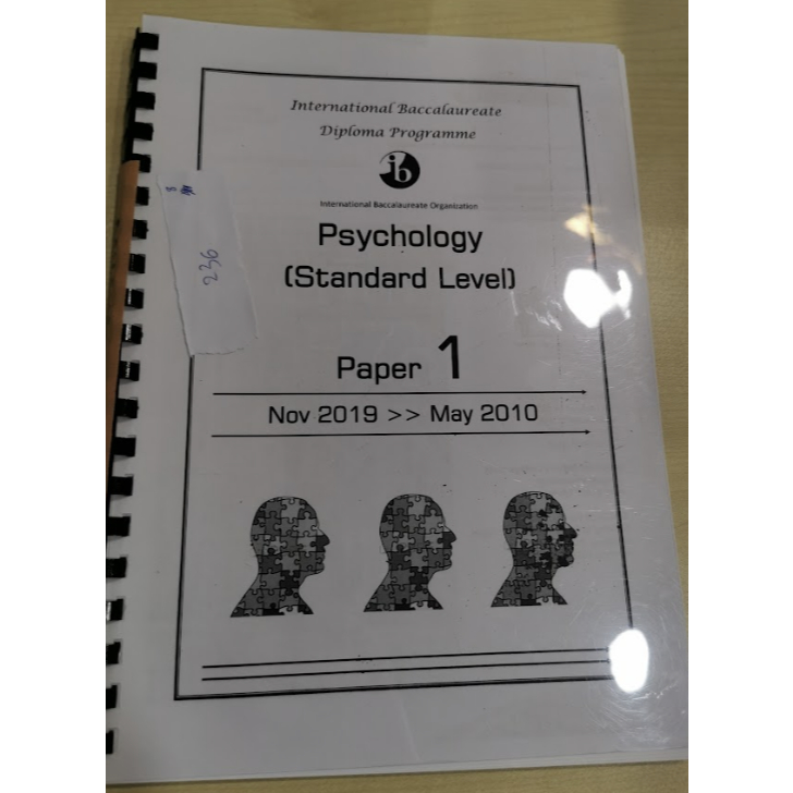 psychology standard level international baccalaureate diploma programme ...