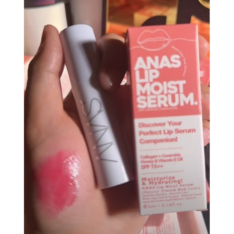 ANAS LIP MOIST SERUM with vitamin E[watermelon] & TINTED LIP OIL+🎁 ...