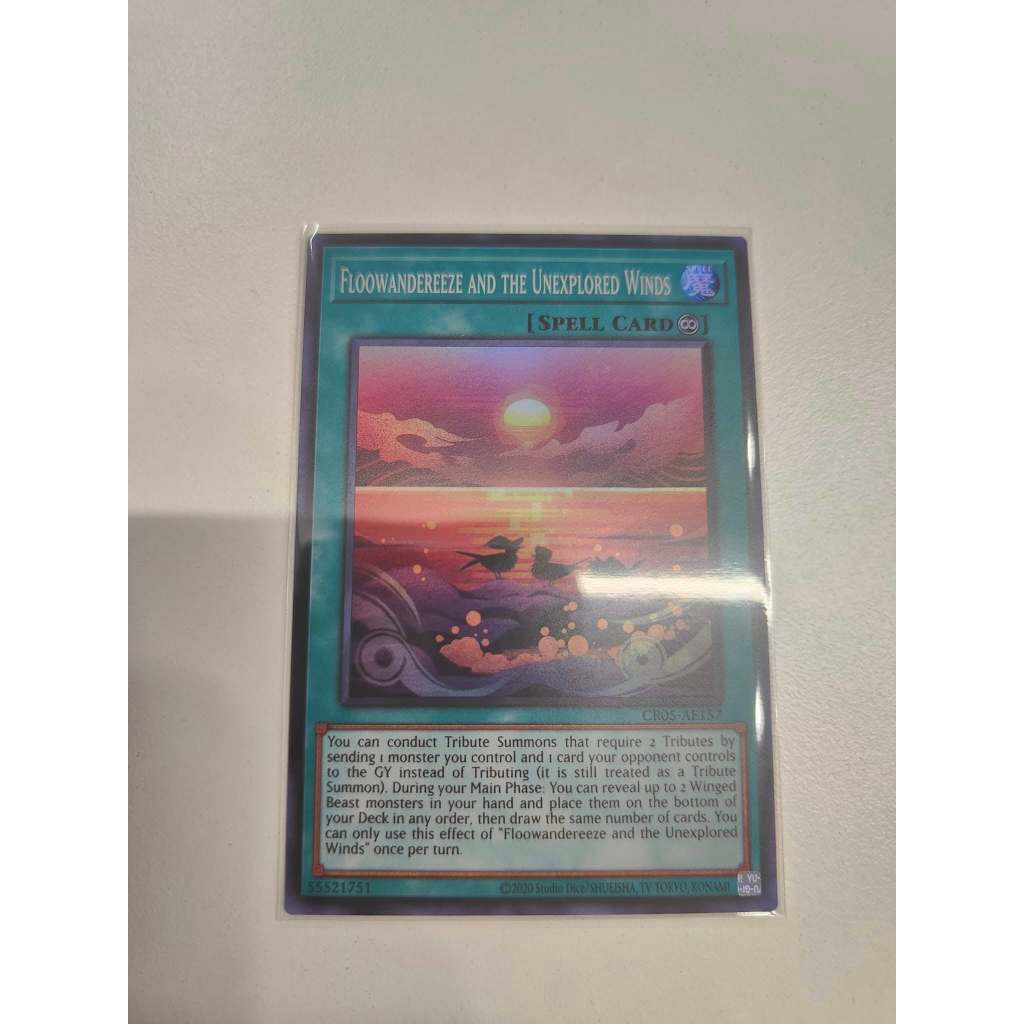 Yugioh: CR05-AE157 CR05-AES22 Floowandereeze and the Unexplored Winds ...