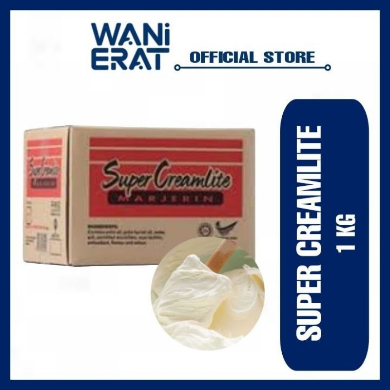 [1KG] SUPER CREAMLITE FOR BUTTERCREAM | MARJERIN PUTIH | NEW ADELA ...