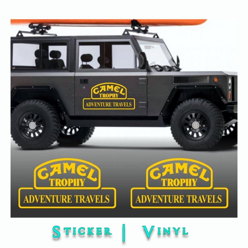Camel Trophy 4x4 Off Road Windows Doors Windshield Custom Stickers ...