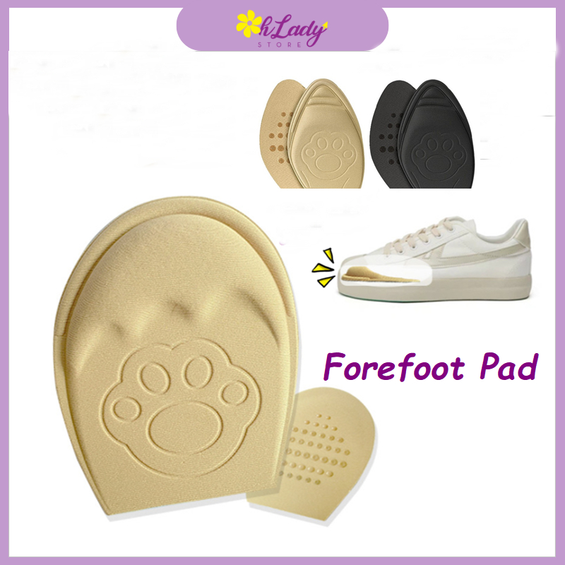 Shoe Pad Sneaker Forefoot Pad Half Front Insole Shoes Women Forefoot ...