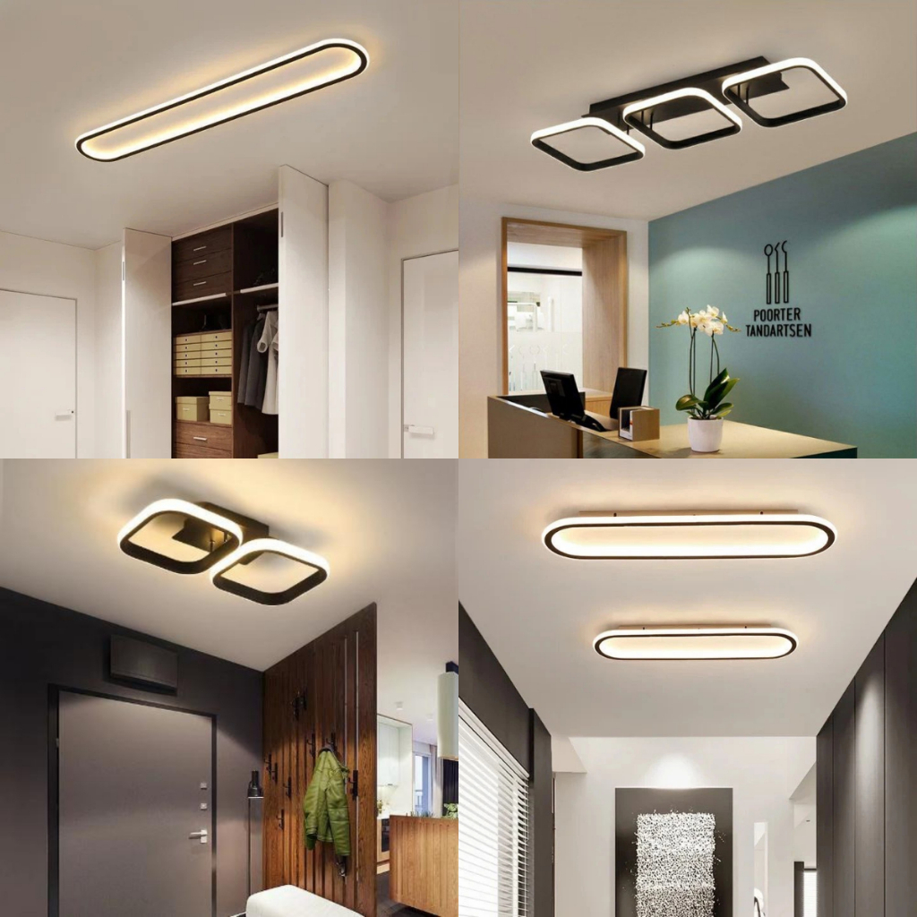 Ceiling light modern and simple LED ceiling light living room ...