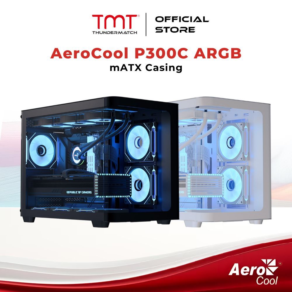 AeroCool P300C ARGB mATX Casing | Shopee Malaysia