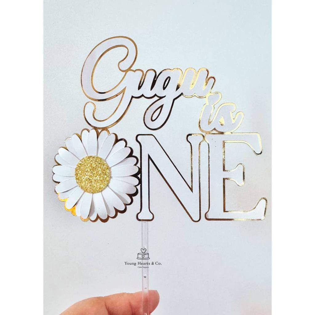 Simple Daisy Custom Cake Topper | Shopee Malaysia