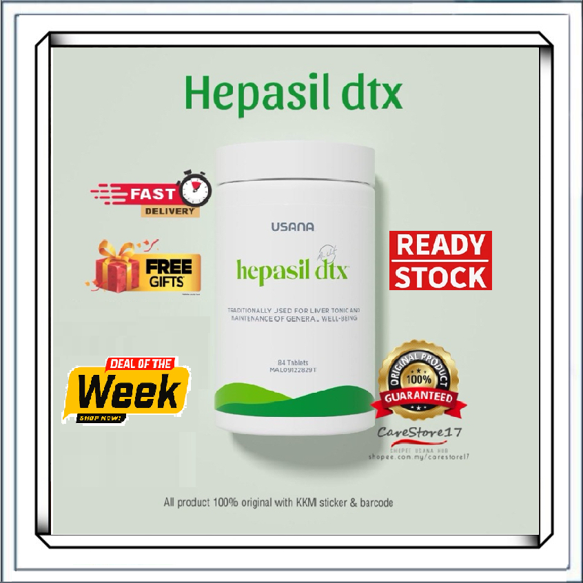 READY STOCK🔥 ORIGINAL USANA HEPASIL DTX 肝臟寶 84 TABLETS 🔥 Exp 05/2026 ...