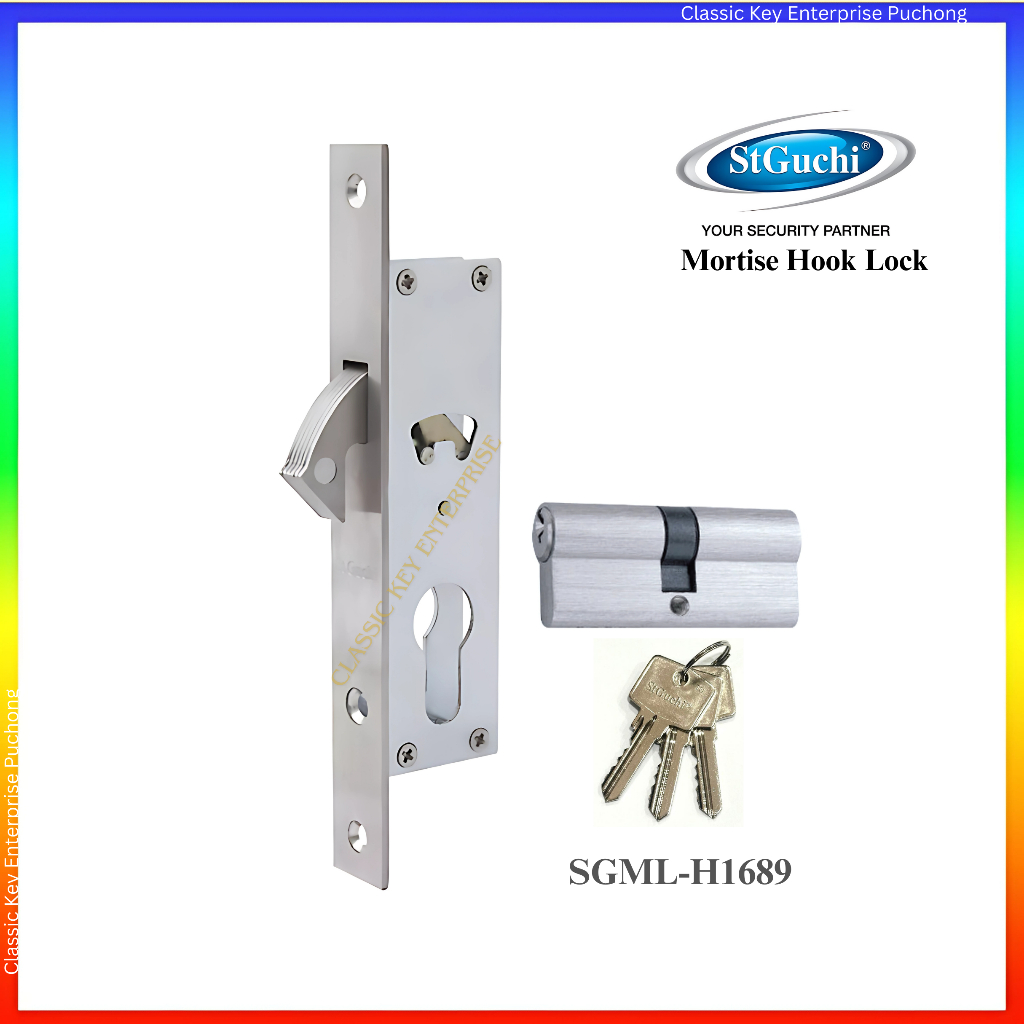 St Guchi Mortise Hook Door Lock Model SGML-H1689 | Shopee Malaysia