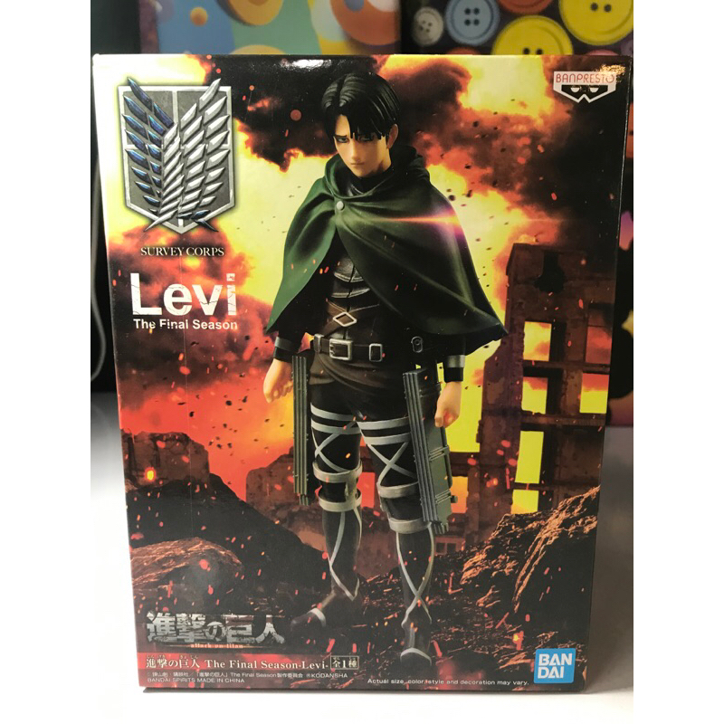 *READY STOCK*bandai attack on titan final season-levi ackerman ...