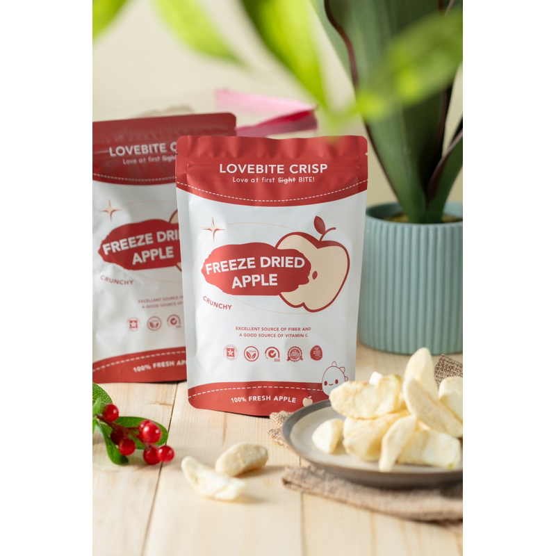 Lovebite Freeze Dried Apple 40g | Shopee Malaysia