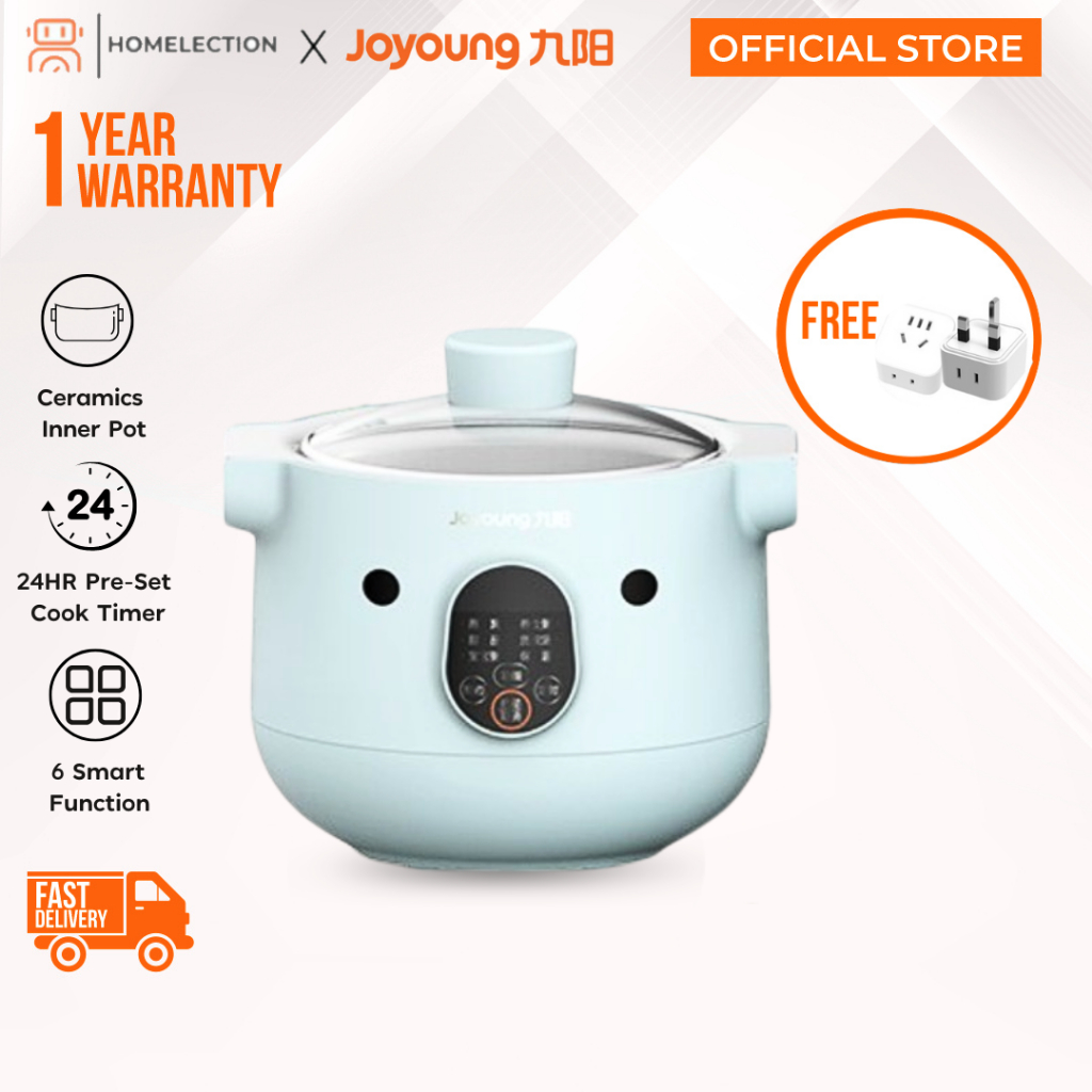 Joyoung 1L Multifunction Electric Slow Cooker Koala Ceramic Pot Stew ...