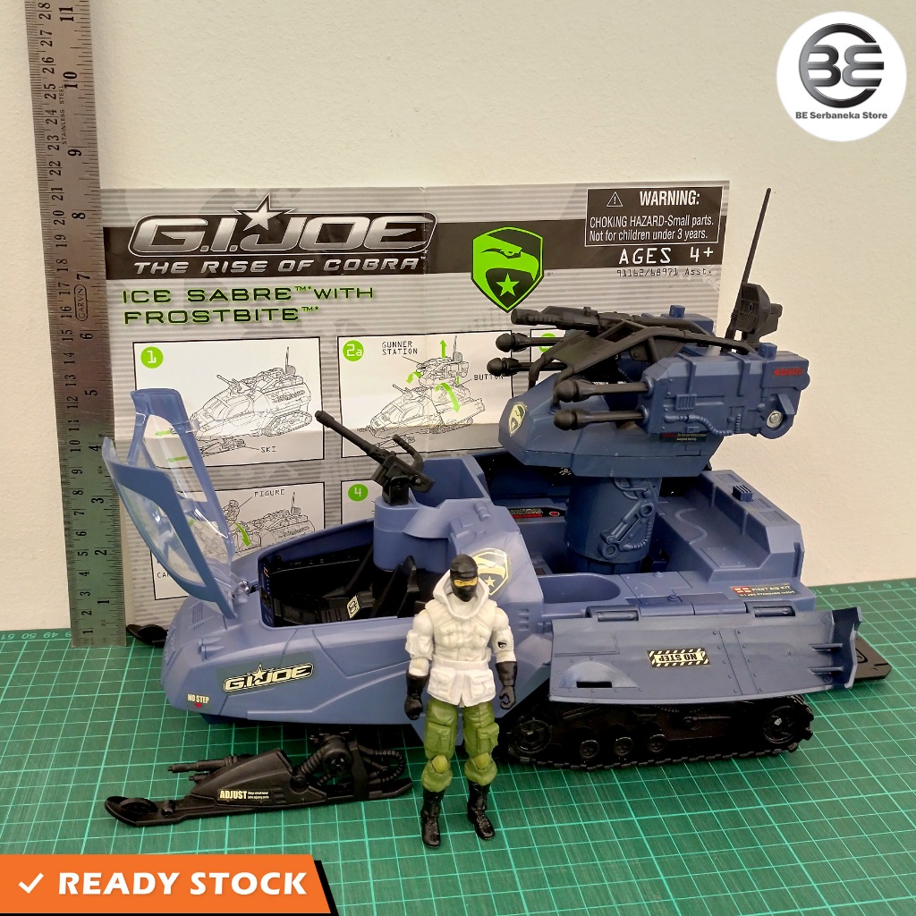Used G.I. Joe GI JOE Rise Of Cobra Ice Dagger With Frostbite | Shopee ...