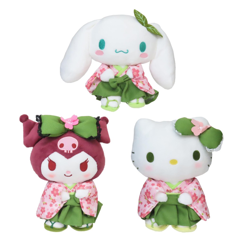 Japan Sanrio Hello Kitty / Cinnamoroll / Kuromi Plush Doll Soft Toy (Kimono / Matcha) | Shopee ...