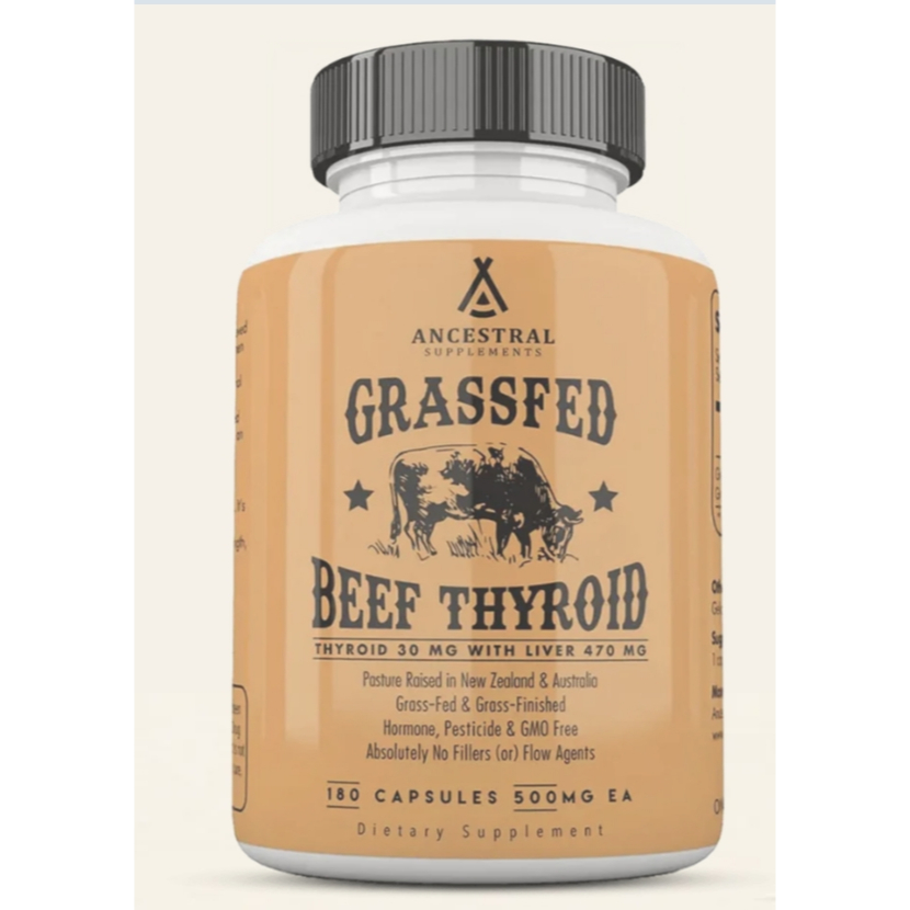 Exp:09/27 * Ancestral Supplements - Grass Fed Beef Thyroid | Shopee ...