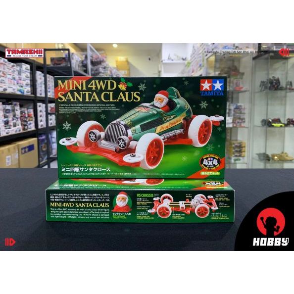 Tamiya 95678 Mini 4WD Santa Claus (VS Chassis) (Mini 4WD) | Shopee Malaysia