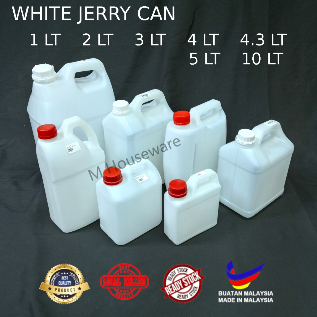 Plastic Jerry Can 1LT ~ 10LT Water Container Tong Air Minyak Bekas Air ...