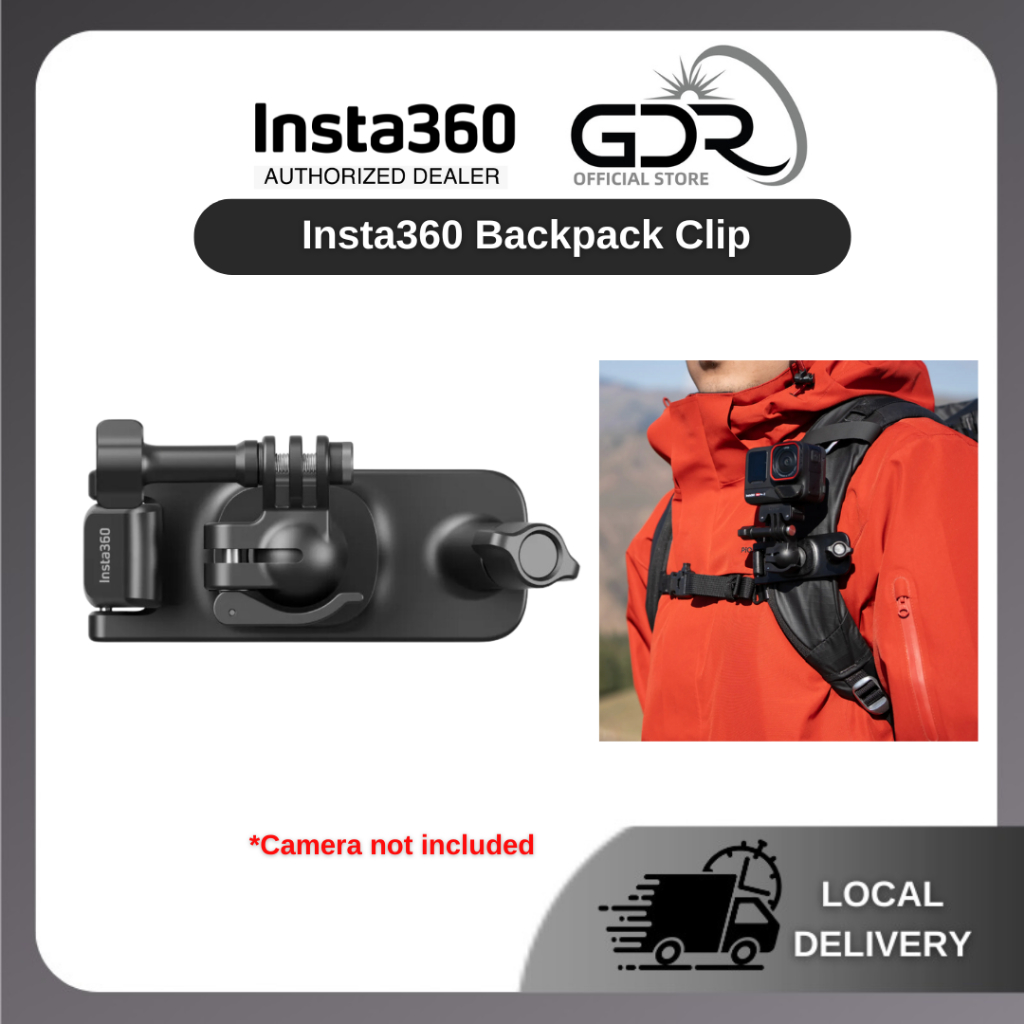 Insta360 Backpack Clip for Ace Pro 2/Insta360 X5, X4/Go 3S/Go 3/X4/Ace ...