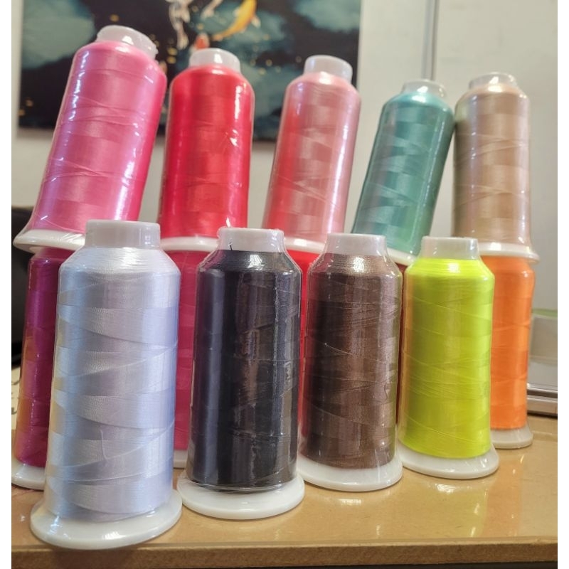 Benang Sulam Embroidery Machine Thread High Strength Benang Mesin Sulam ...