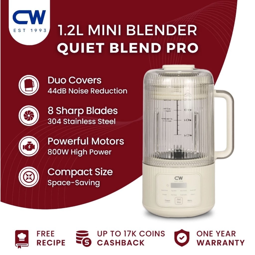 CADWARE PIONEER QUIET BLEND PRO (1.2L) | Shopee Malaysia