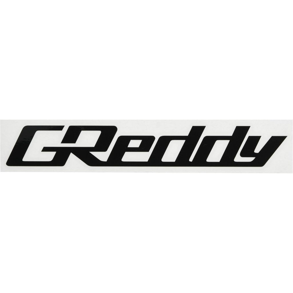 TRUST GReddy Logo Sticker, S (8.3 x 1.2 inches (210 x 30 cm), Black ...