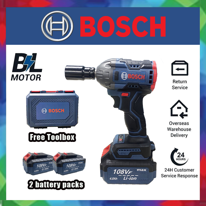 Bosch spot brushless cordless impact wrench electric tool gun high ...