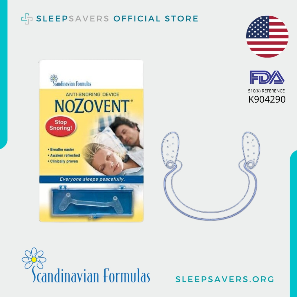 🇺🇸 USA Nozovent Anti Snoring Device | FDA Approved Nasal Dilator Sleep ...