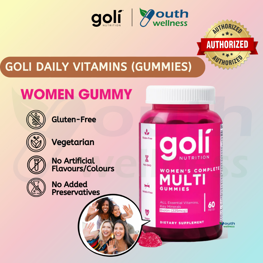 Goli Gummies Women's Complete Multivitamin (60's) | Shopee Malaysia