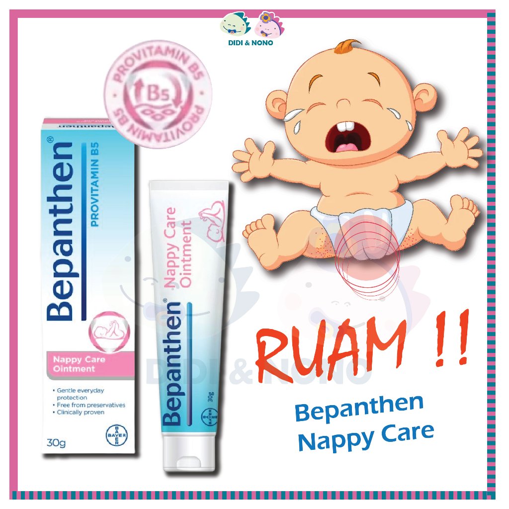 Bepanthen Baby Ointment (30g) Nappy Rash Cream Krim Ruam | Shopee Malaysia
