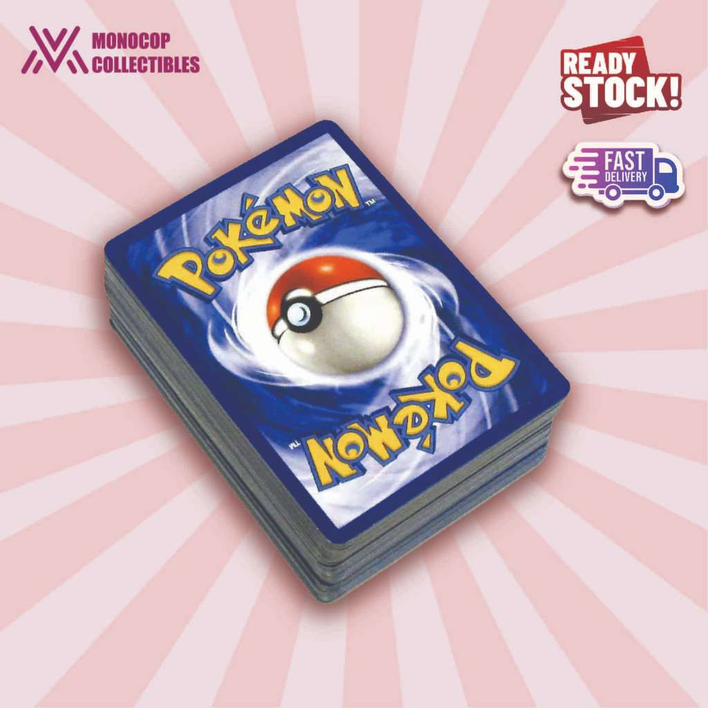 Pokemon TCG Original Common Cards & Non Common Random Cards | Shopee ...