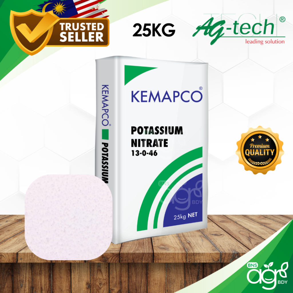AgroBuddy 25kg Ag-Tech KEMAPCO Potassium Nitrate PN Baja Fertigasi | Fertigation Hydroponic ...
