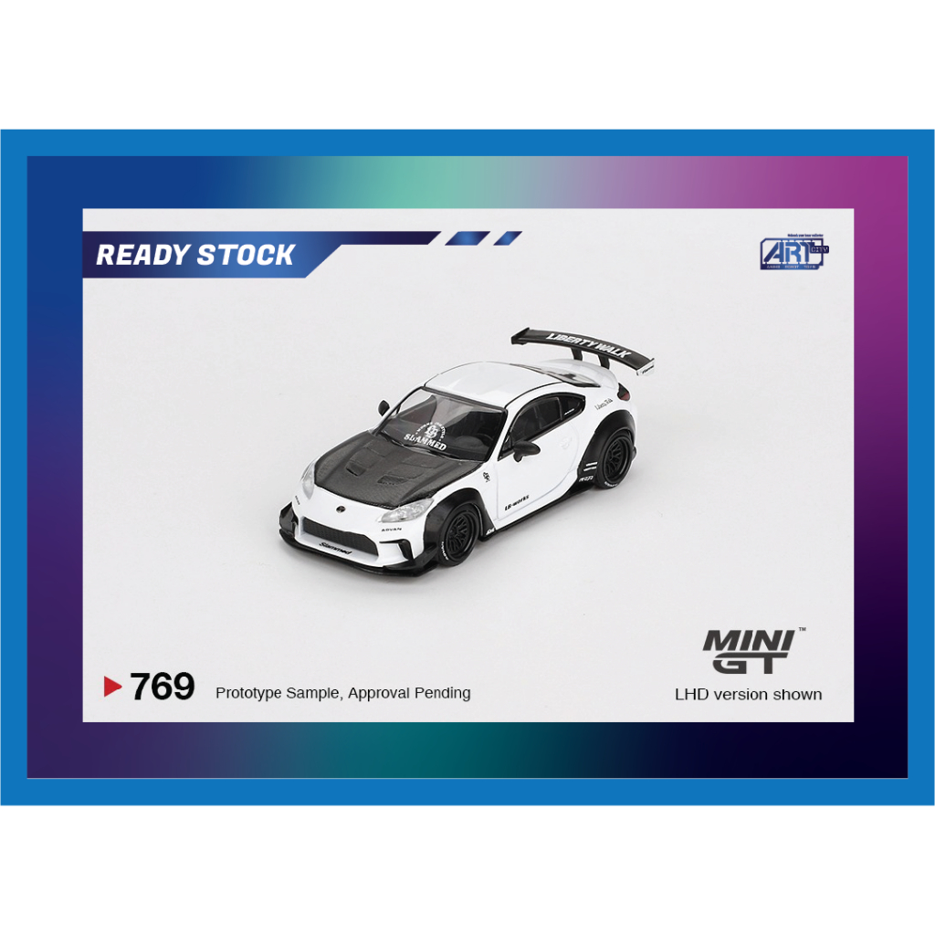 (READY STOCK) Mini GT - 769 Toyota GR86 LB Nation - White - Mijo Exclusive | Shopee Malaysia