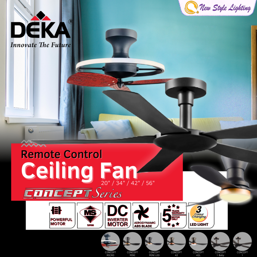 DEKA CONCEPT 1 Baby 42L Mini micro LED 20" 34" 42" 56 Inch DC Motor ...