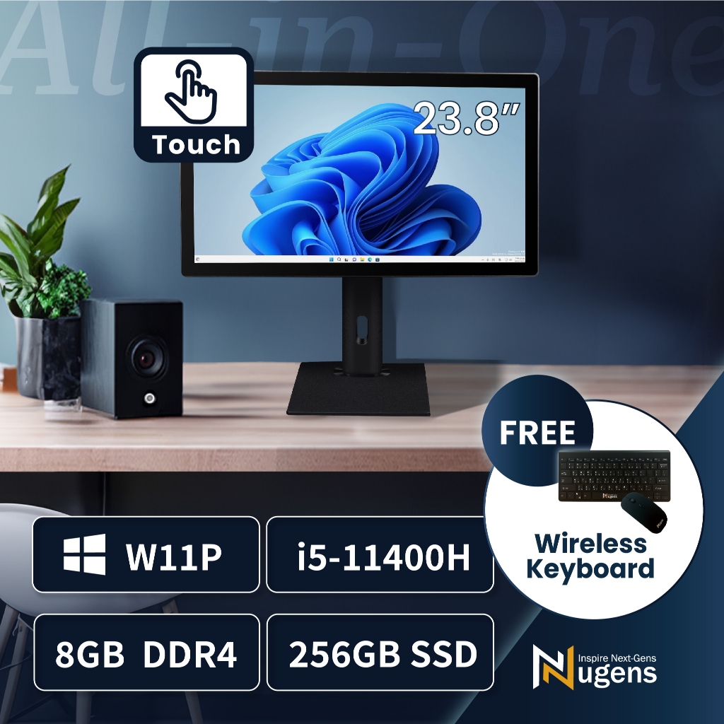 Nugens 24 inch Rotatable Adjustable All-in-One Touch PC Windows PC ...