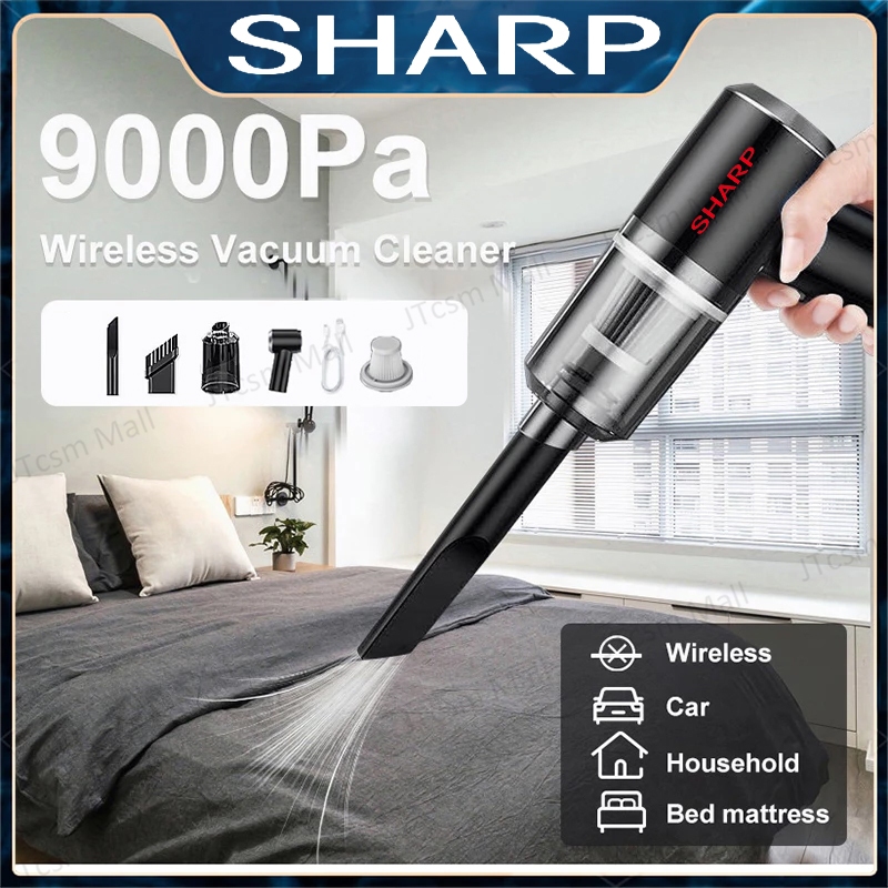 [10-year warranty] Sharp cordless car vacuum cleaner super strong ...