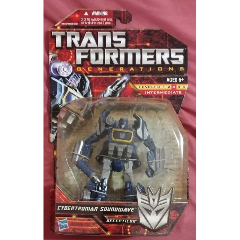 Transformers Cybertronian Soundwave Generations Deluxe Class. | Shopee ...