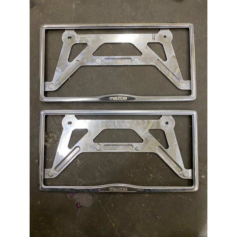 mazda number plate casing frame 2pcs | Shopee Malaysia