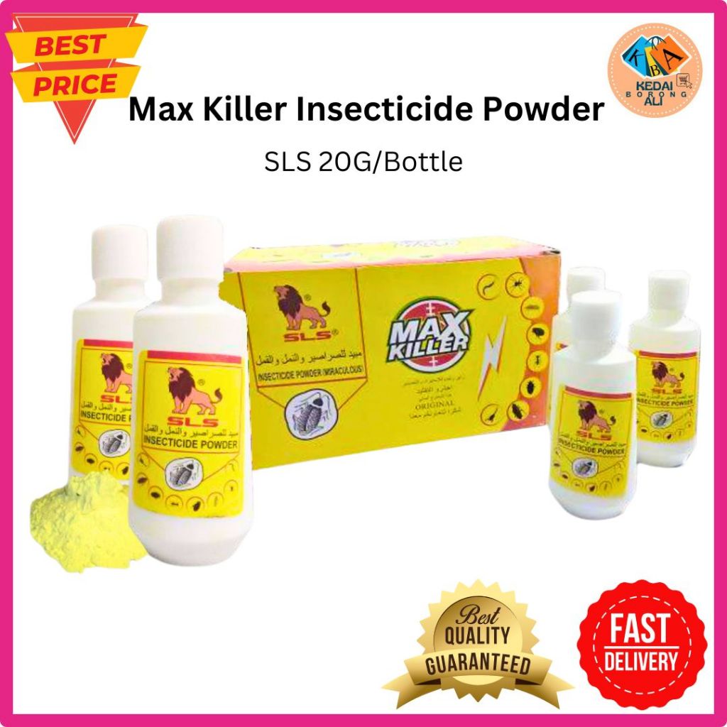 MAX KILLER Insecticide Power Killer SLS 20G/Bottle | Shopee Malaysia