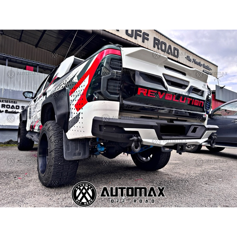 EAGLE 4X4 GUNDUM B22 RAD REAR BULL BAR HILUX RANGER D MAX TRITON ROGUE ...