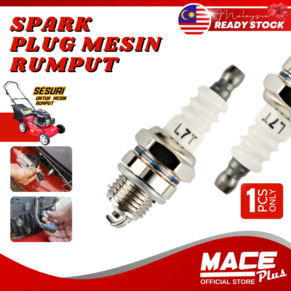 Spark Plug For Lawn Mower Grass Cutter Brush Cutter Trimmer Pemotong Mesin Rumput Plug Mesin ...
