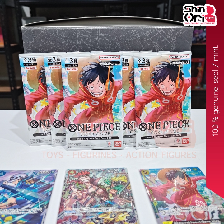 [READY STOCK] ONE PIECE CARD GAME The 3 Captains Pack Set 2024 (V Jump Special Pack)[TCG ...