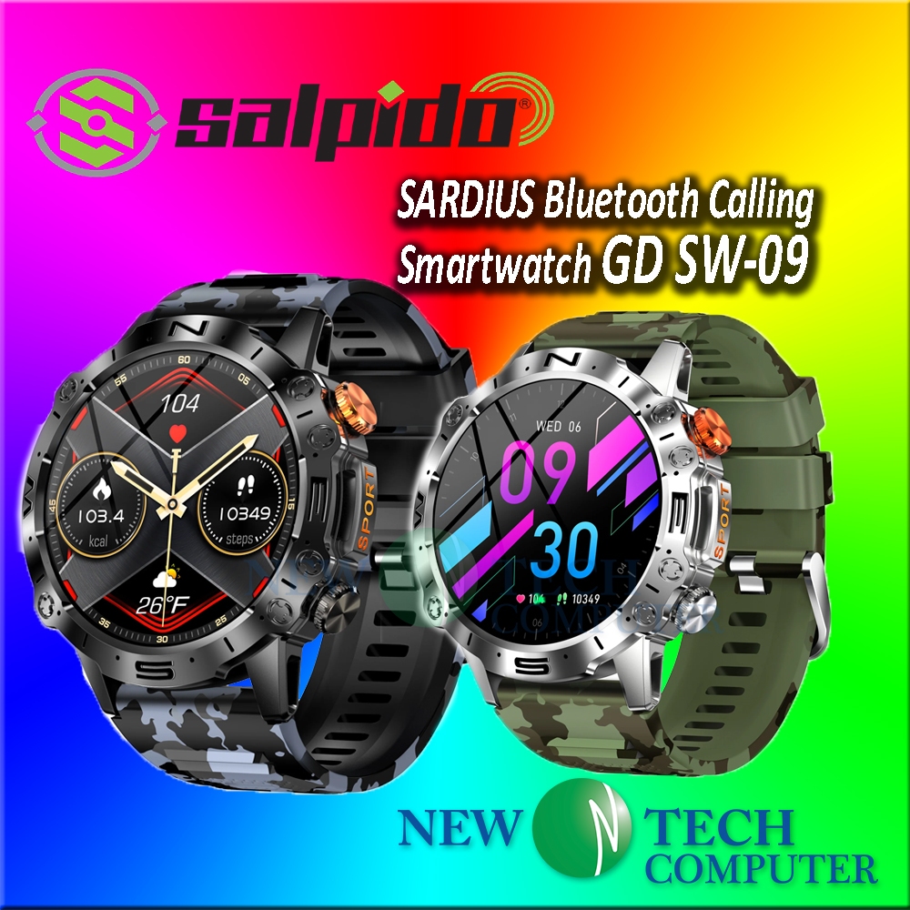 Salpido SARDIUS Bluetooth Calling Smart Watch GD SW-09 (IP68 Water ...