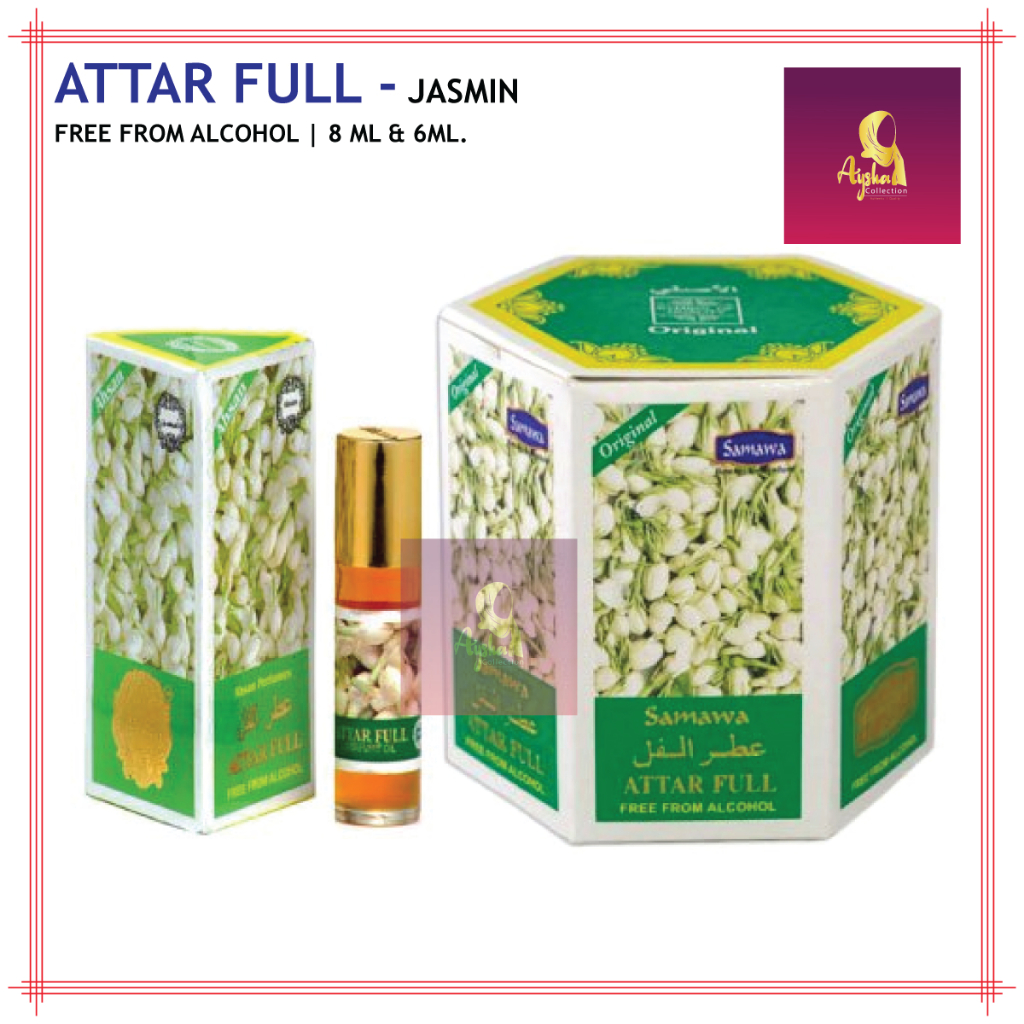 Attar Full JASMINE Attar Roll-on Concentrated Perfume Attar Free From ...