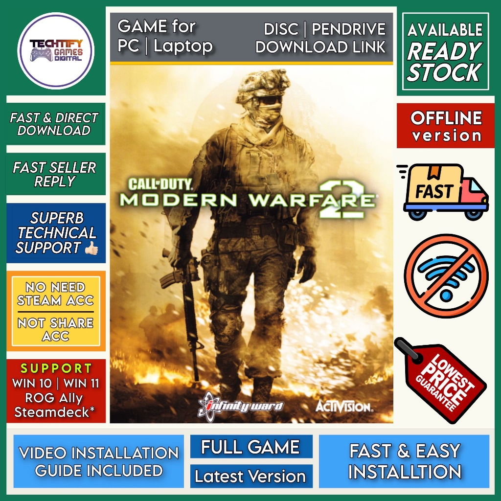 🔥【PC】Call of Duty Modern Warfare 2 - Offline [Disc | Pendrive ...