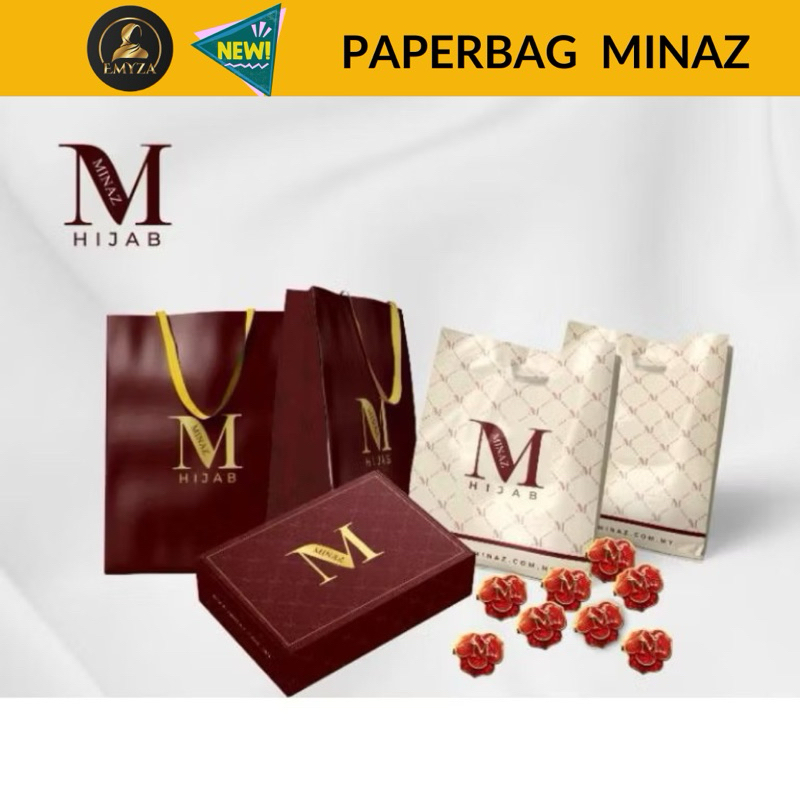 [MINAZ HIJAB] Paperbag Minaz Hijab (1pcs) | Shopee Malaysia