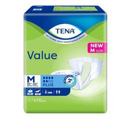 TENA VALUE ADULT DIAPERS M 10'S /L8'S | Shopee Malaysia