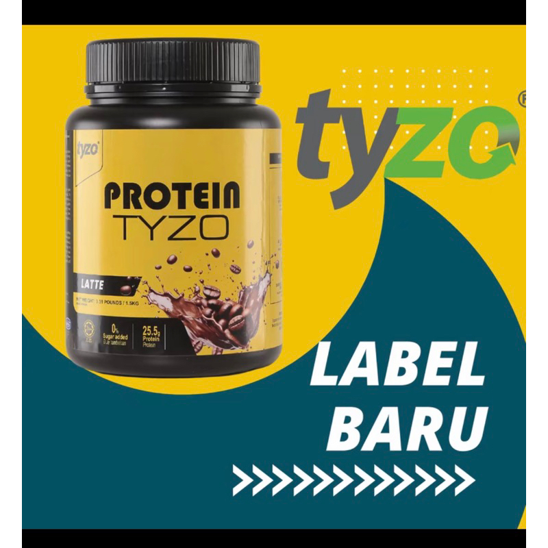 Tyzo Protein Coffee Latte1.5 kg Halal, Premix Mineral, ZERO added sugar ...