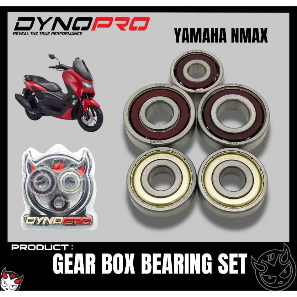 DYNOPRO RACING FIBRE BEARING GEAR BOX GEARBOX SCOOTER NVX155 NMAX VARIO ...