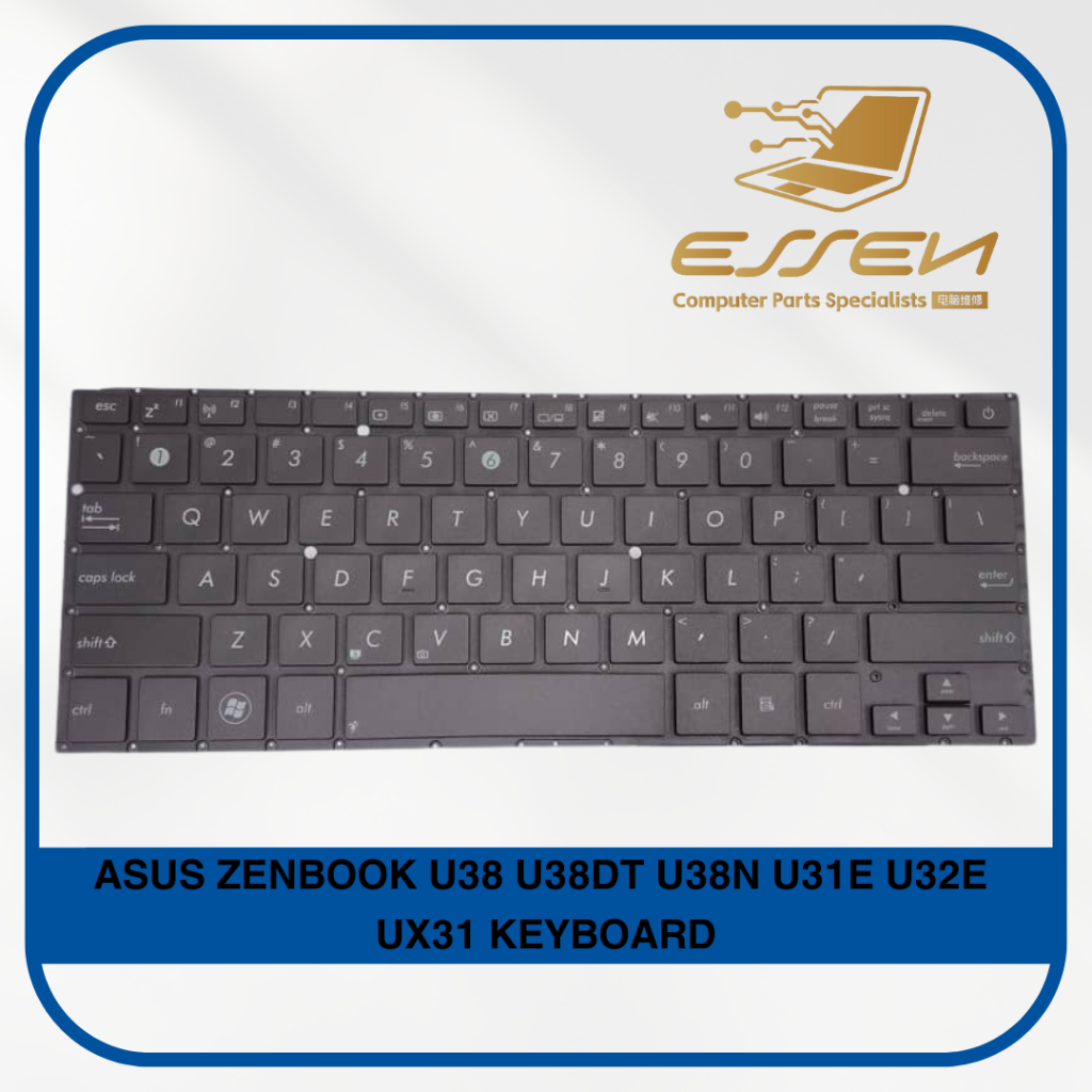 Replacement Keyboard For ASUS ZENBOOK U38 U38DT U38N U31E U32E UX31 ...