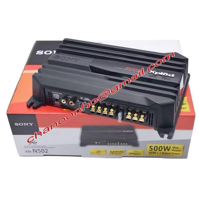 SONY XM-N502 500 WATTS 2-CHANNEL STEREO CAR AMPLIFIER 2 CHANNEL CAR AUDIO SYSTEM | Shopee Malaysia