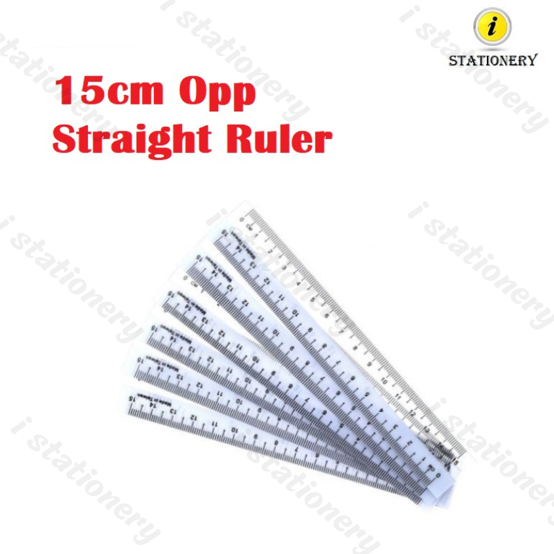 15cm Opp Straight Ruler ( 36pcs/box ) | Shopee Malaysia