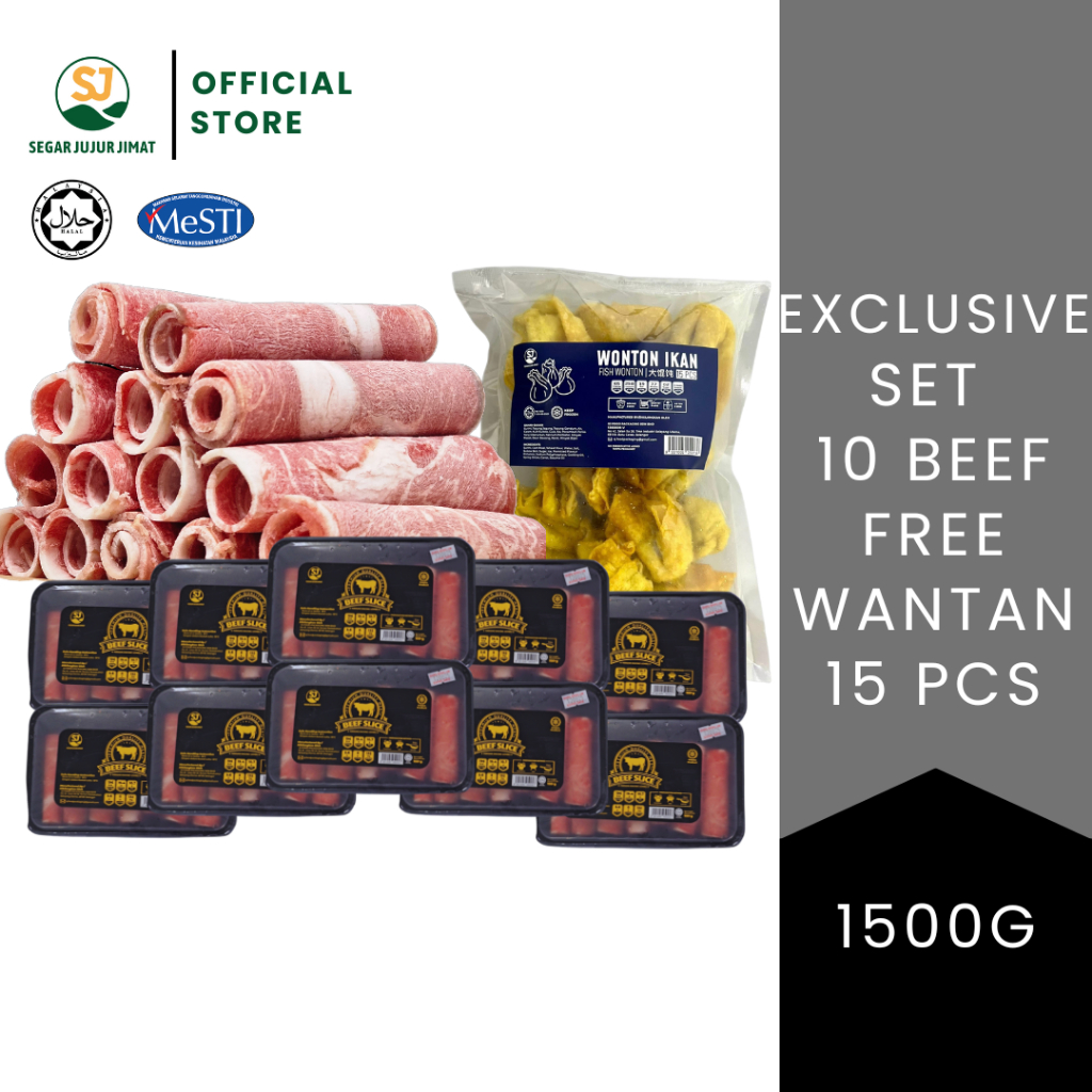 SET EKSKLUSIF Shabu Sukiya Hirisan Daging Nipis Gulung (10 PEK) PERCUMA ...